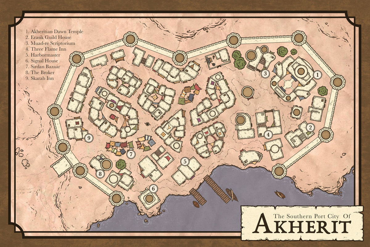 Desert Buildings for City Maps – Map Effects
